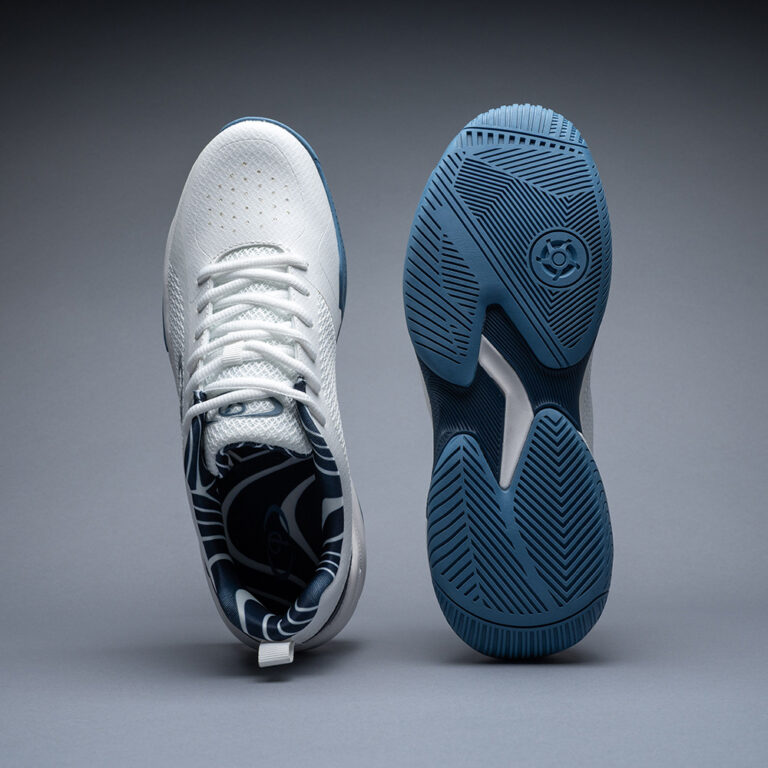 Court-X Control Shoes White/Sky - Premier Sports | Team Kits, Sports ...